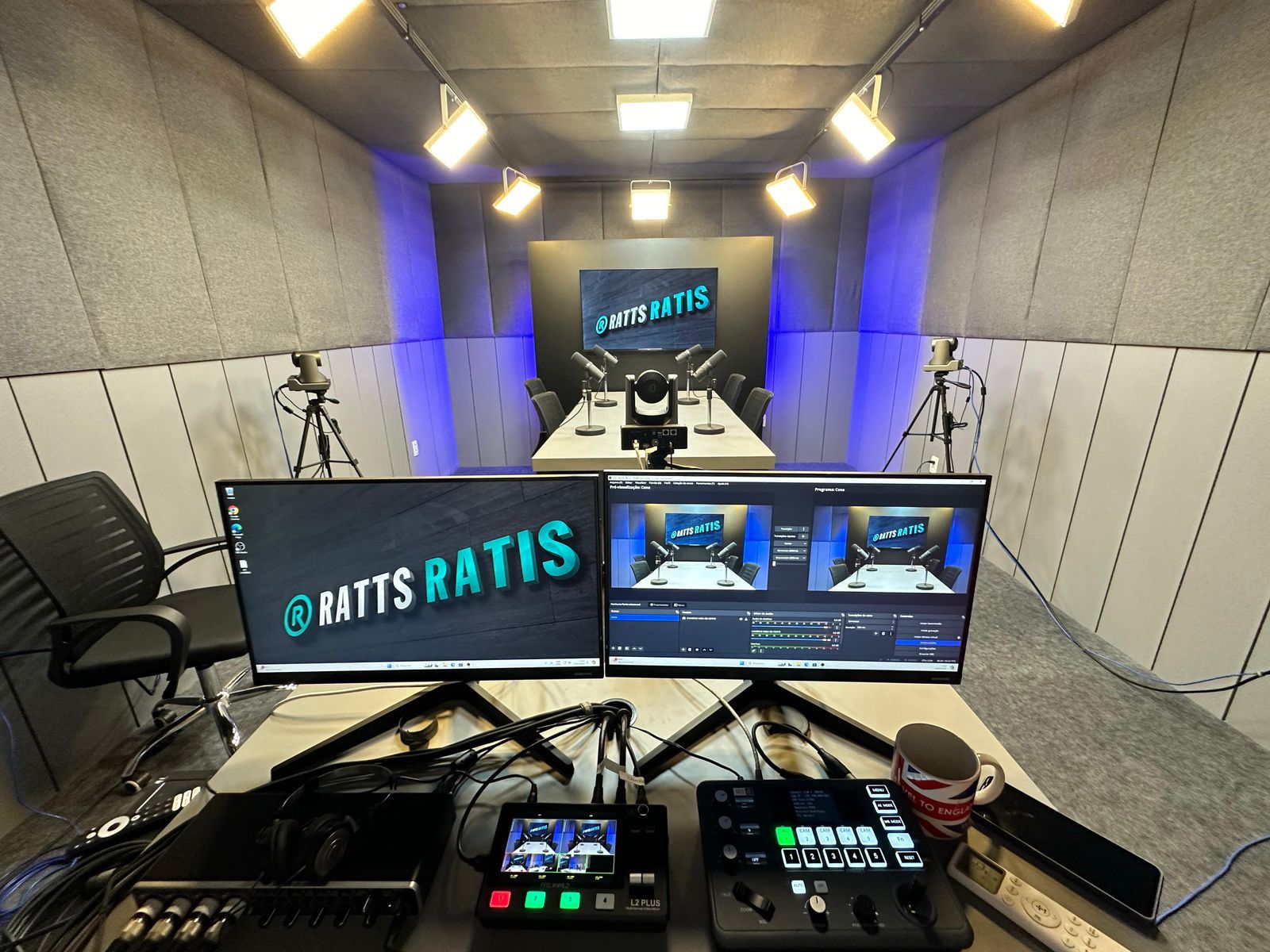 Alguém aí falou podcast? Ratts Ratis tem o maior e melhor estúdio do ...